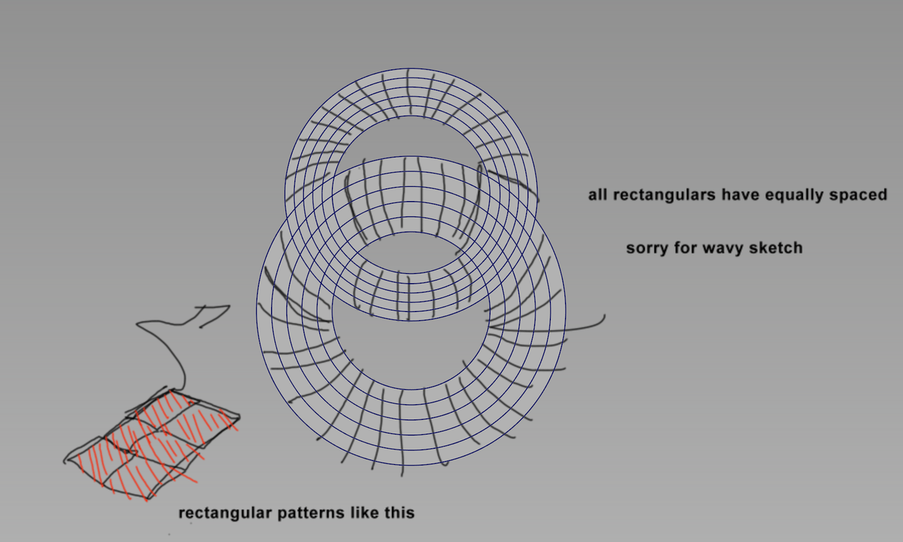 Filling square patterns in self intersecting circle - Grasshopper ...