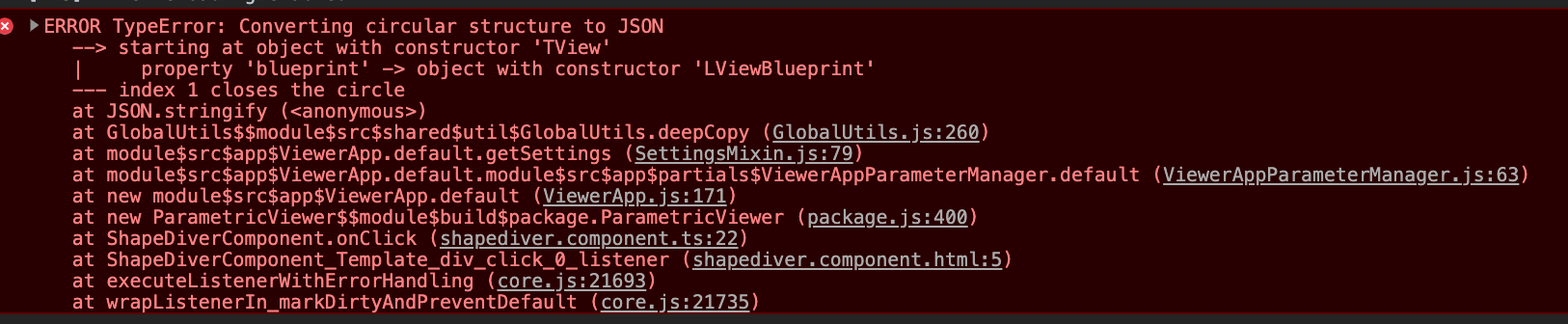Angular 8 Shapediver integration error - ShapeDiver - McNeel Forum