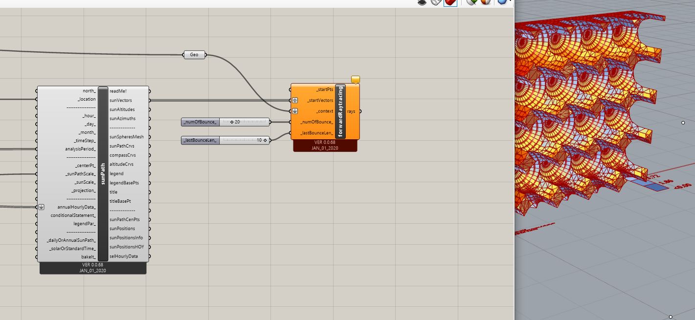 Ladybug Ray Tracing - Grasshopper - McNeel Forum