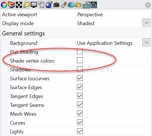 Viewport artifacts with vertex colors - Serengeti (Rhino WIP) - McNeel ...