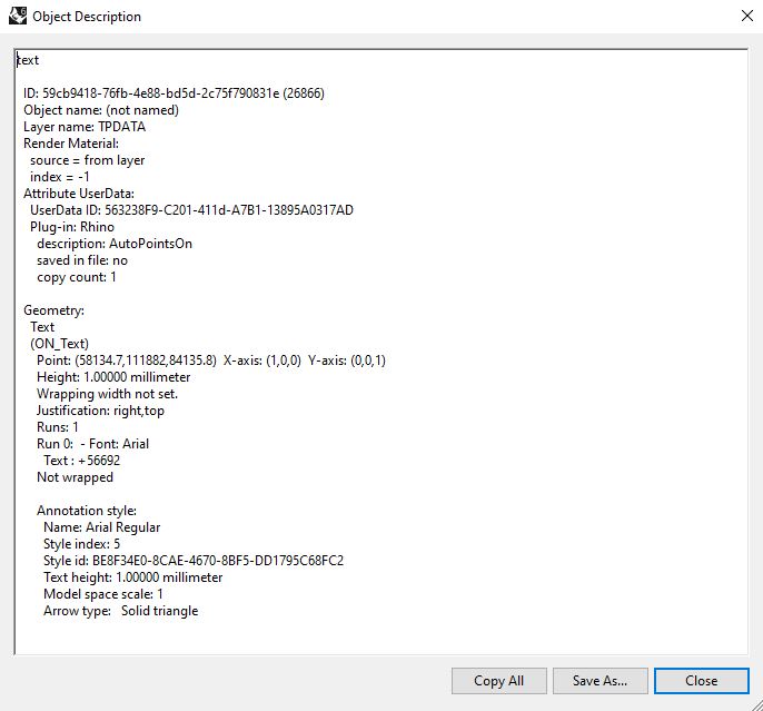 Text rotation changing when exporting as .dwg - Rhino for Windows ...
