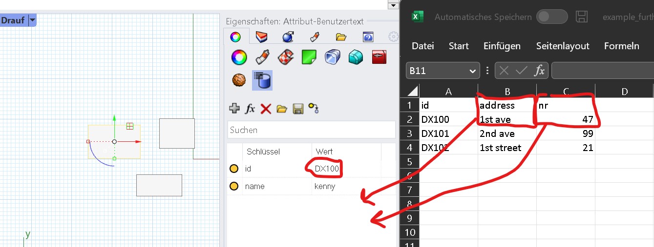 Attach Excel Data To Objects Attribute User Text Grasshopper Mcneel Forum