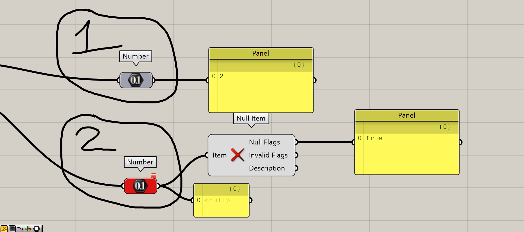 Trigger Or Enabled Component If The Result Is Null Grasshopper Mcneel Forum