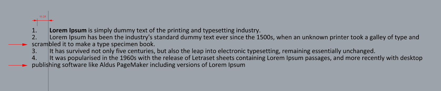 Text row alignment - Rhino for Windows - McNeel Forum