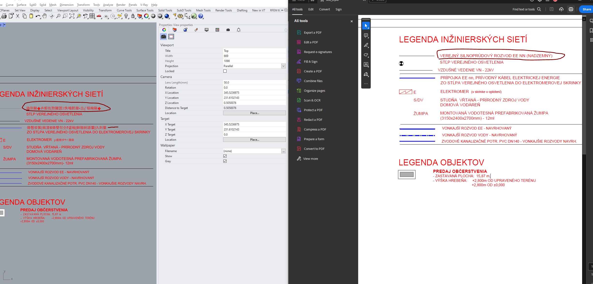 BUG: pdf import ridiculous chinese text - Rhino - McNeel Forum