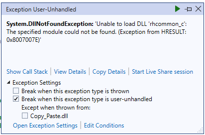 RiR Load Error - Unable to load DLL 'rhcommon_c': - Revit - McNeel Forum