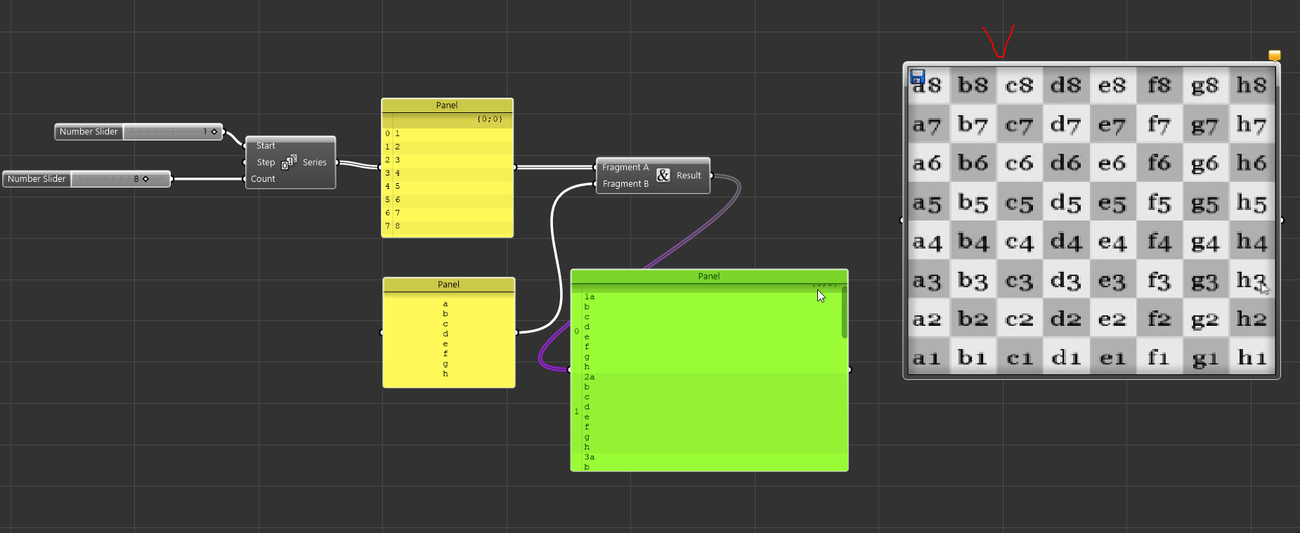 How to make a chessboard array? - Grasshopper - McNeel Forum