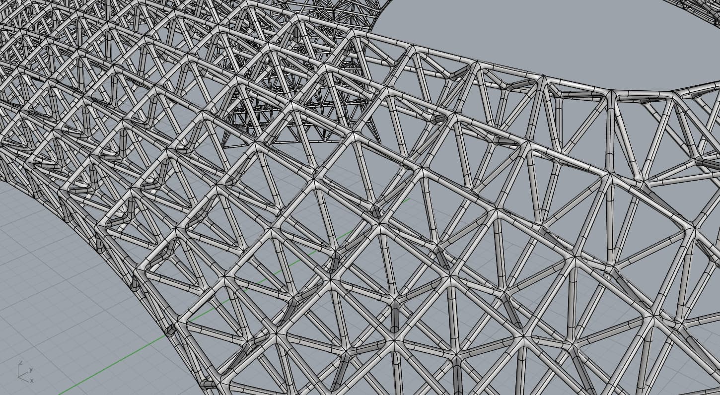 Octet-truss lattice - Grasshopper - McNeel Forum