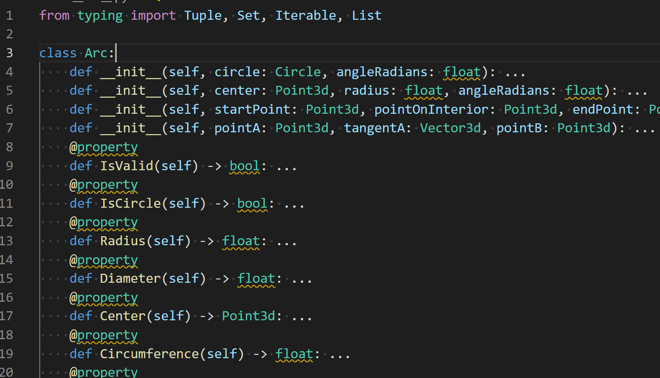 Python typing - Iterable - rhino3dm - McNeel Forum