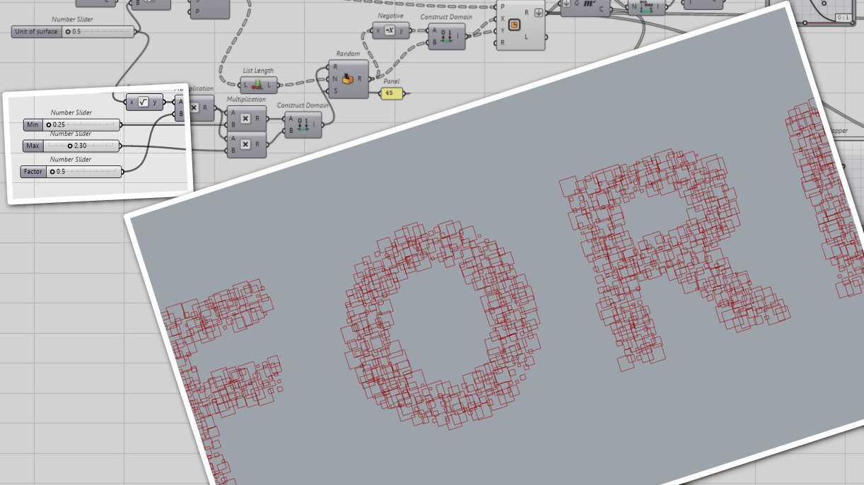 Gradual fragmentation of text - Grasshopper - McNeel Forum