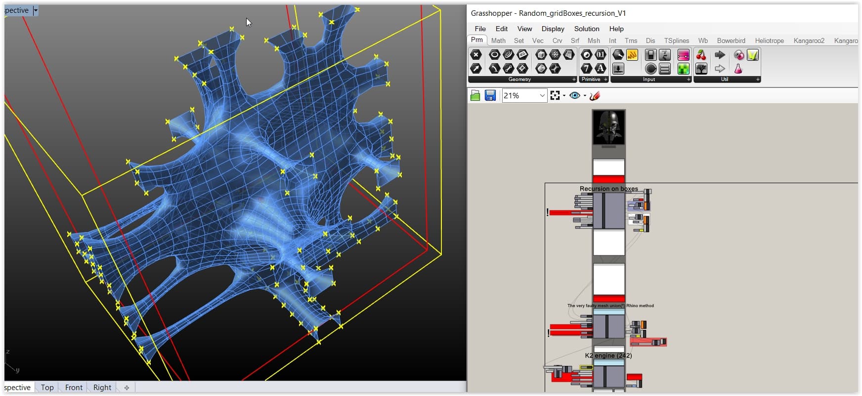 Subtracting non-intersecting solids - Grasshopper - McNeel Forum