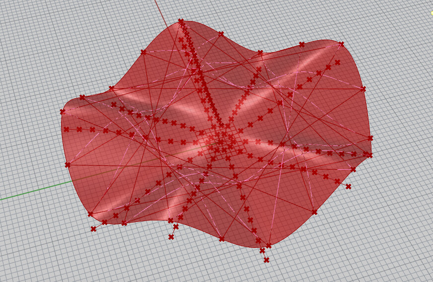 Projecting Curves On To Lofted Surface With Thickness Grasshopper Mcneel Forum