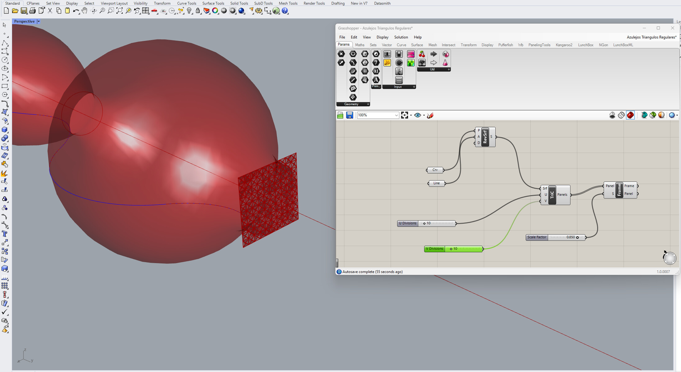 Lunch Box - Not being able to apply triangles to this Revolve shape ...