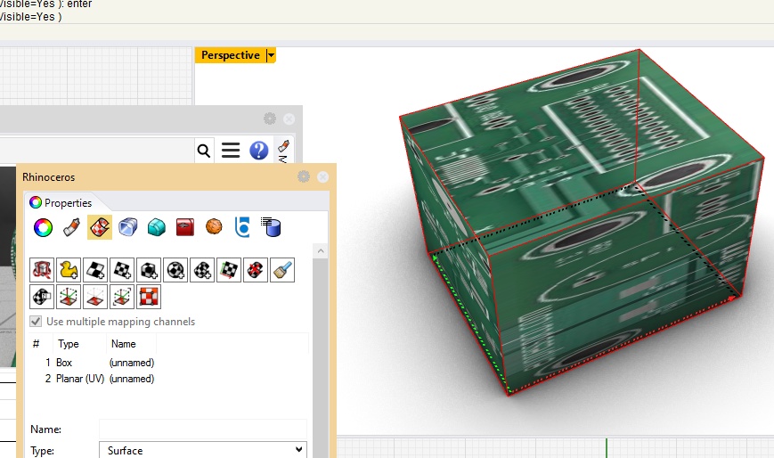 How to pick which mapping channel shows in rendered view? - Rhino for Windows - McNeel Forum