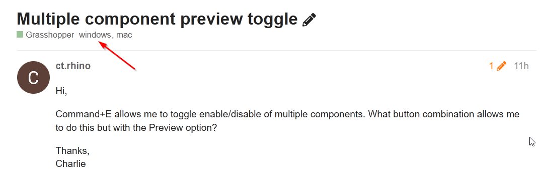 Multiple component preview toggle - GH for Mac - McNeel Forum
