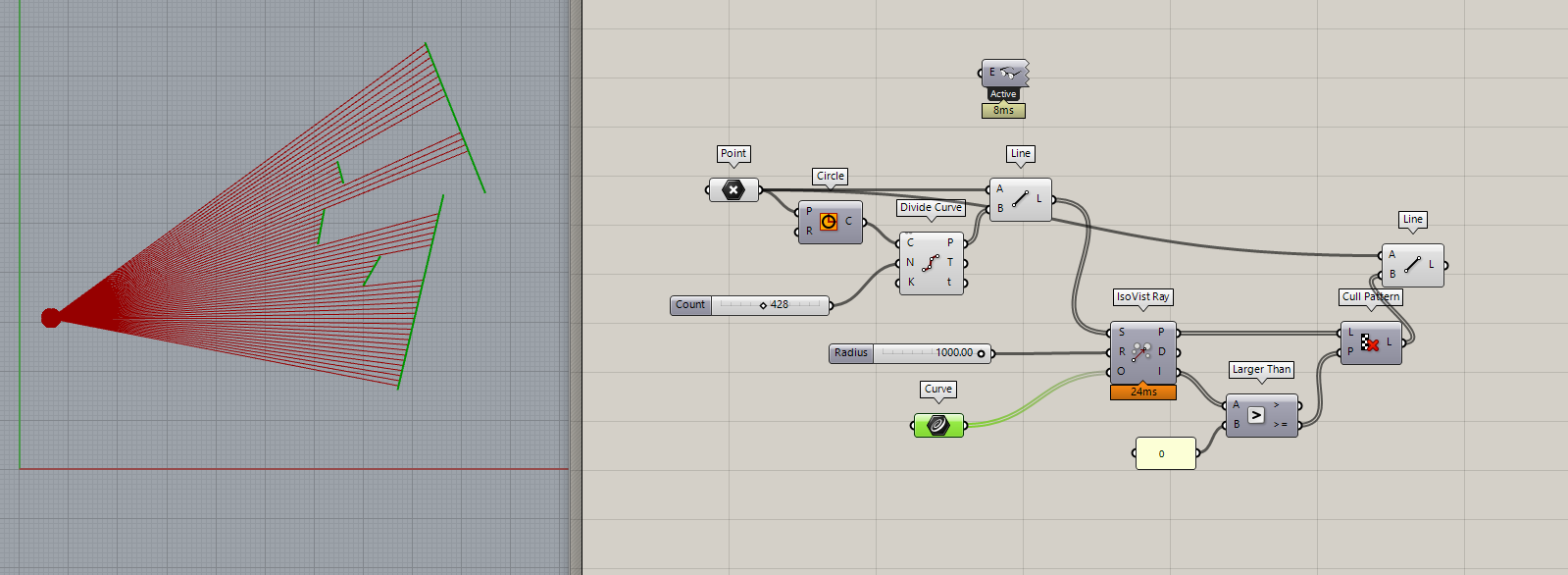 Creating a raycaster to visualize view - Grasshopper - McNeel Forum