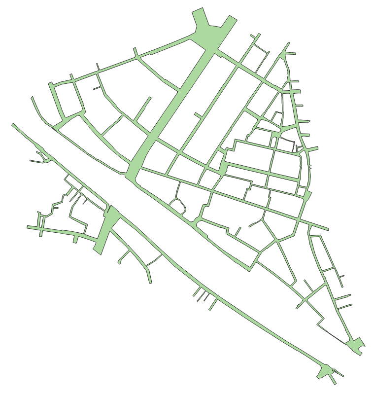 Trimming a DEM-aligned street Brep using city block volumes ...