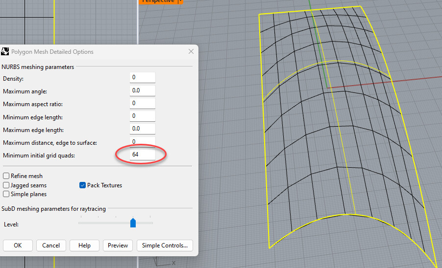 Creating a quad mesh - Rhino for Windows - McNeel Forum