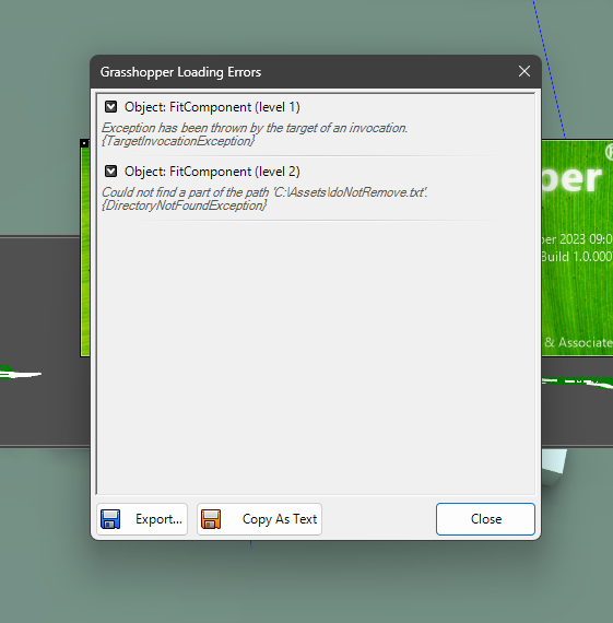 Grasshopper Opening Error - GhPython external addon error - Grasshopper ... Grasshopper Opening Error - GhPython external addon error - Grasshopper ...
