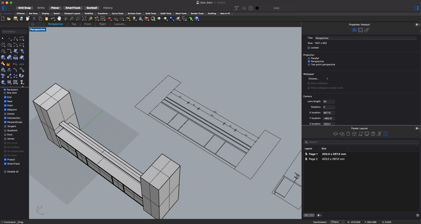 Invisibe make2d result in layouts - Rhino for Mac - McNeel Forum