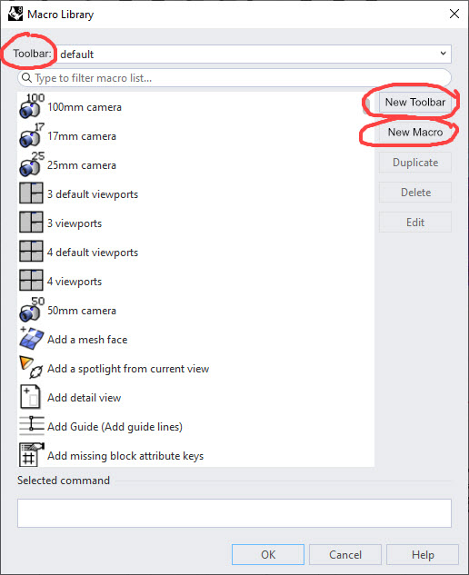 Small changes to make Toolbar and Macro Library UIs less confusing - Rhino - McNeel Forum
