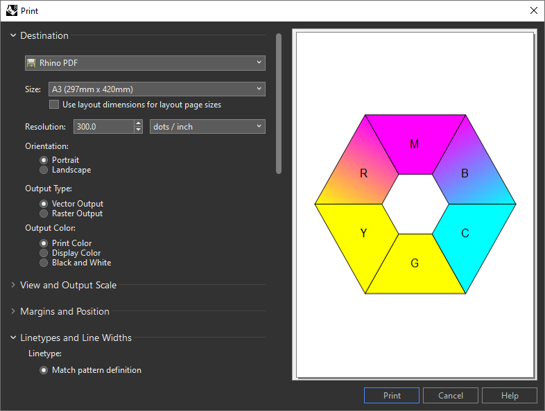 Gradient Hatch Doesnt Vector Print Grasshopper Mcneel Forum