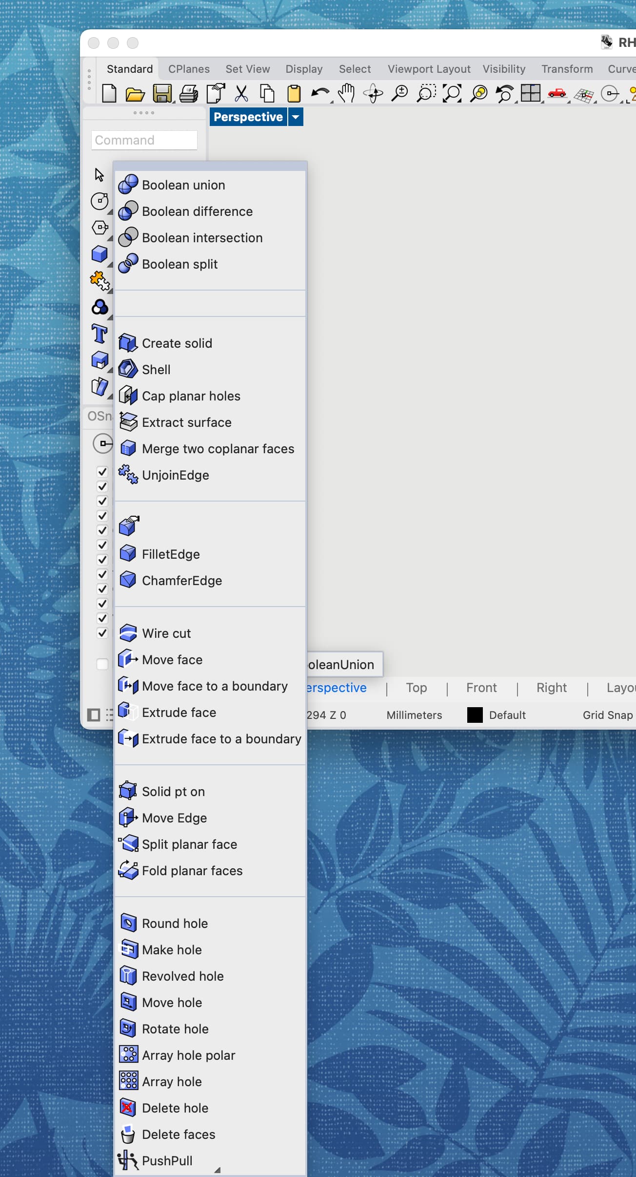 RH8 - Floating toolbars : context menu not opening (bug?) - Rhino for Mac - McNeel Forum