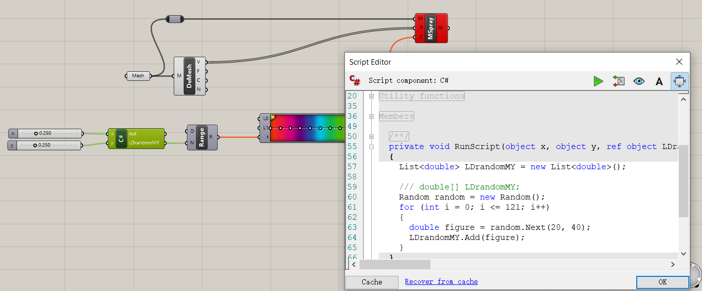 Mesh Assigned Values Grasshopper Mcneel Forum 