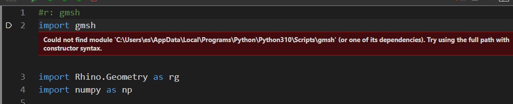 Gmsh in Grasshopper - Grasshopper - McNeel Forum