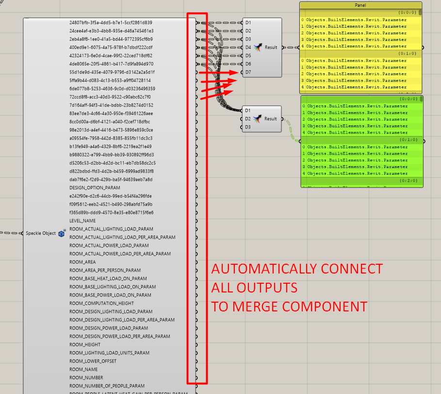 Automatically merge multiple outputs - Grasshopper - McNeel Forum