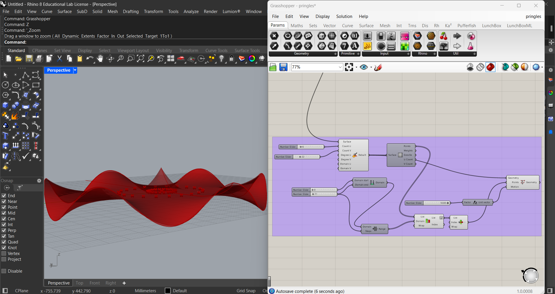 Q : How to move multiple control points of a surface? - Grasshopper ...
