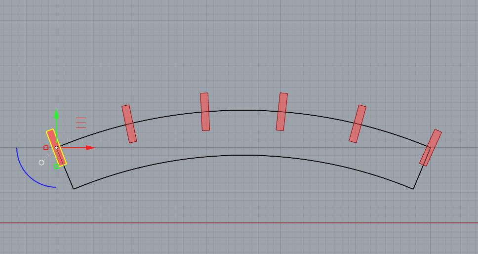 Positioning Duplicating Aligning And Spacing Objects Along A Curve Rhino Mcneel Forum