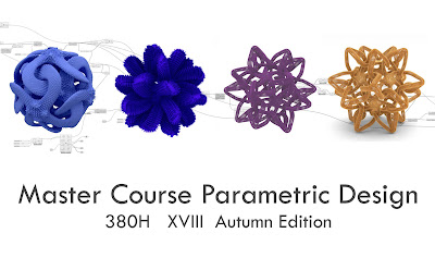 Master in Parametric Design, Autumn XVIII Edition - News - McNeel Forum