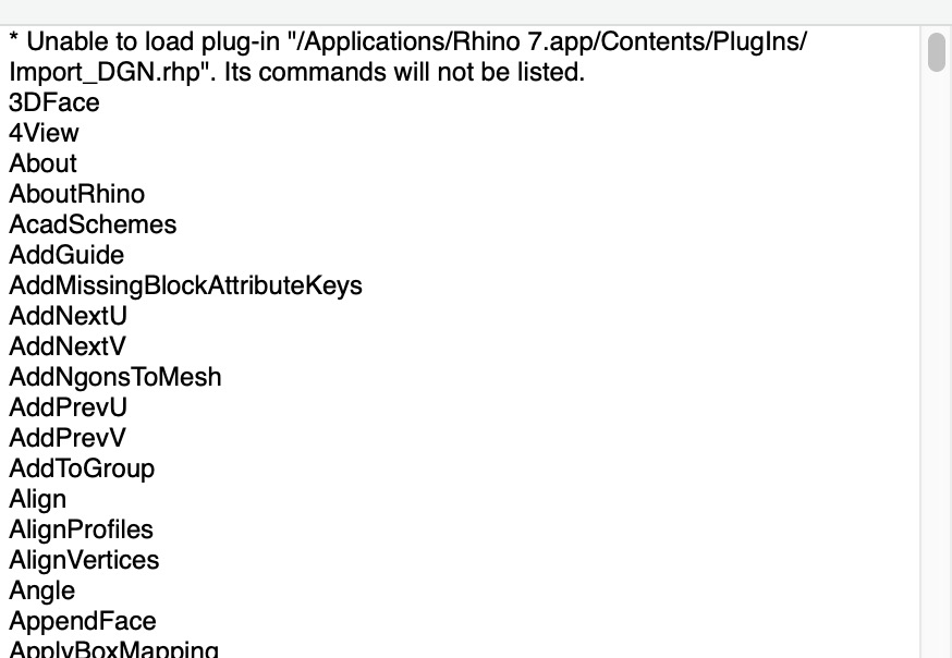 [solved] Opening Commands Causes Rhino To Crash Immediately Rhino For Mac Mcneel Forum