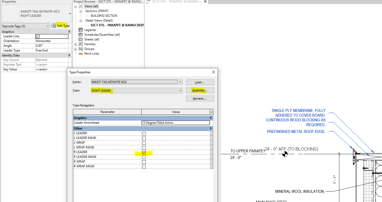 Align Keynotes And Leader Bends With Rhino Inside Revit McNeel Forum