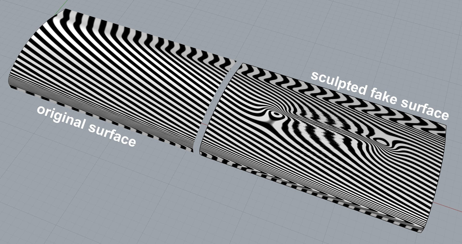 How to construct sharp line like this without breaking continuity ...