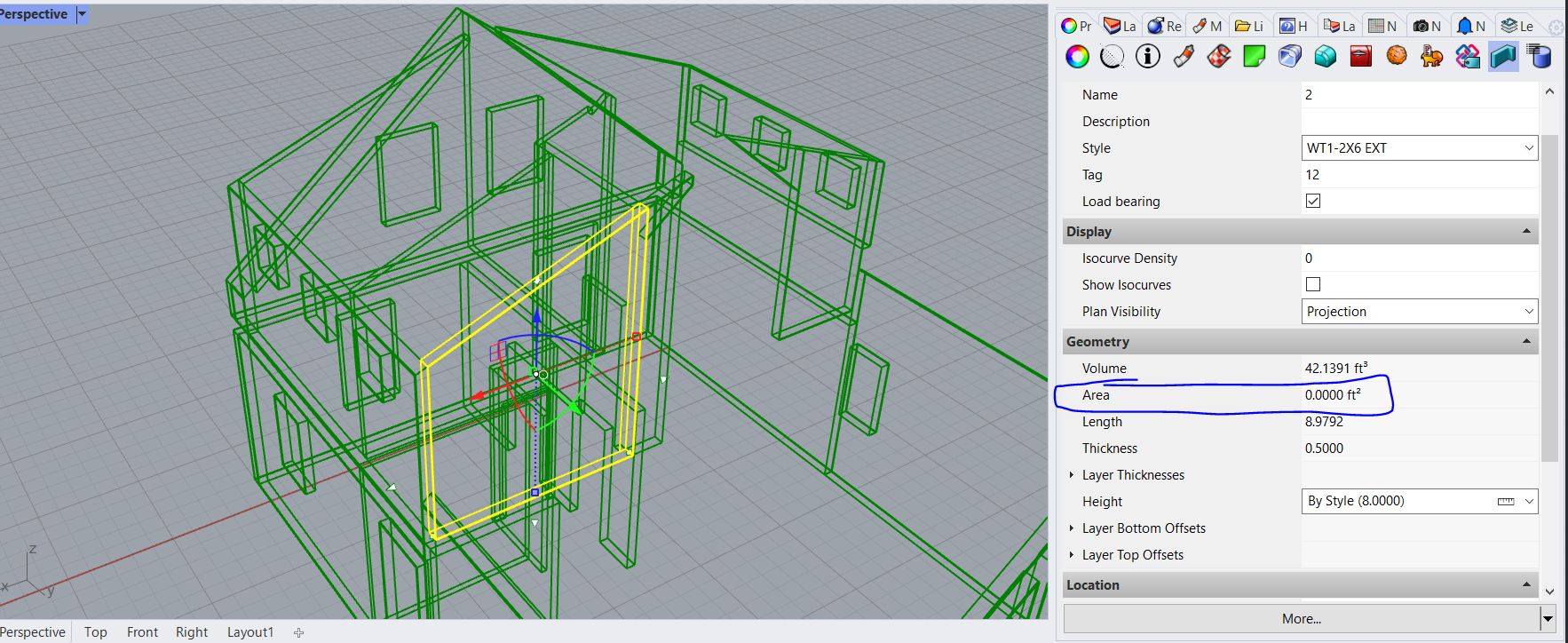 Wall Area Calculation Not Working VisualARQ McNeel Forum