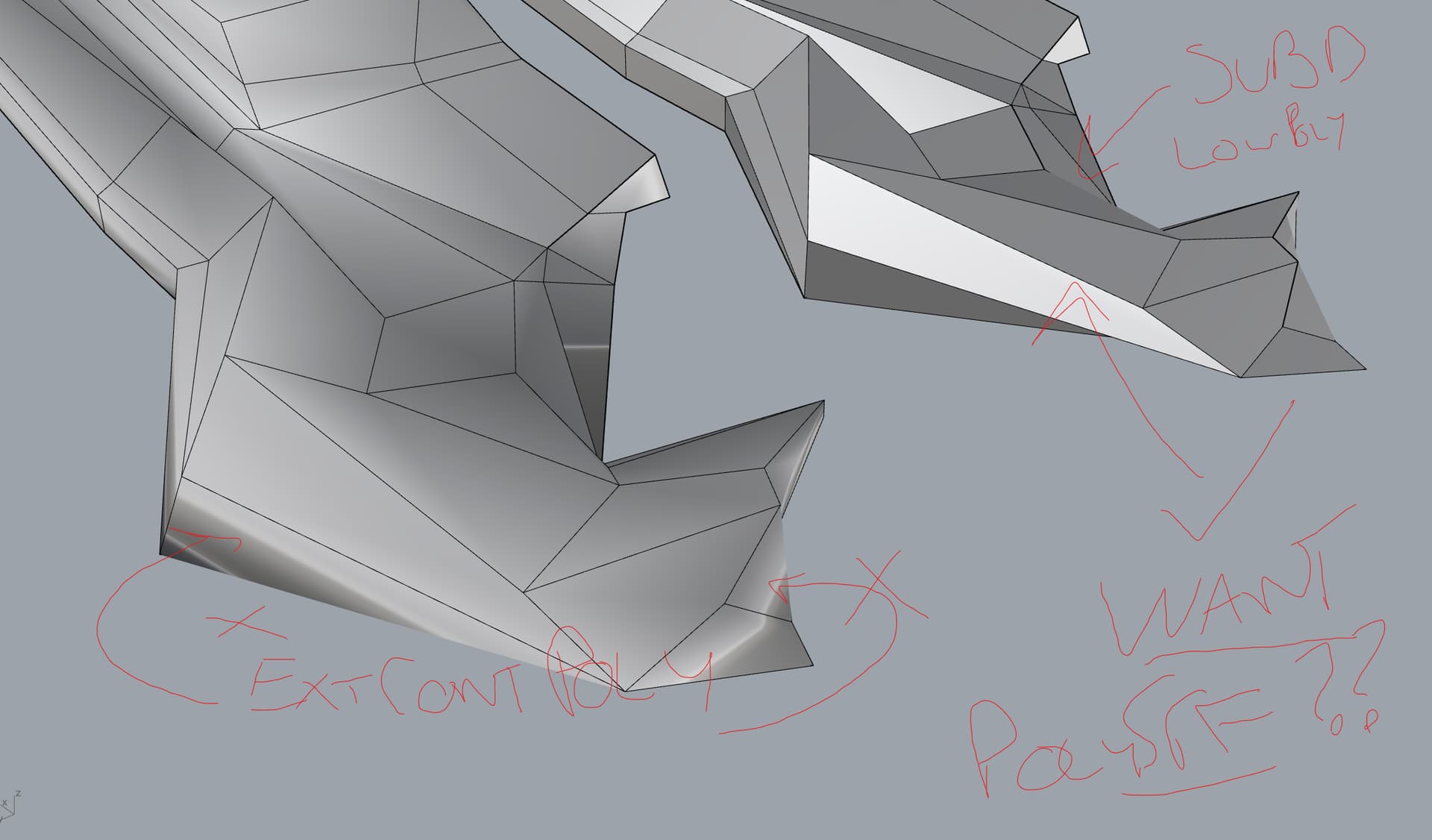 Extract Control Polygon From Subd Subd Mcneel Forum