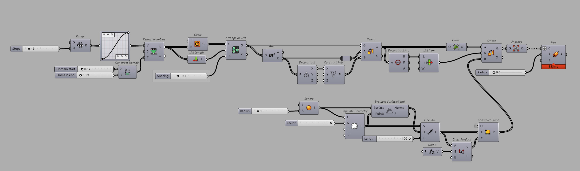 Problem with circles of different radii and fixed distance between them - Grasshopper - McNeel Forum