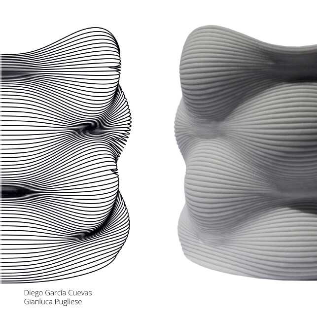 Clay 3d printing -- spiralized contour wave surface patterns ...