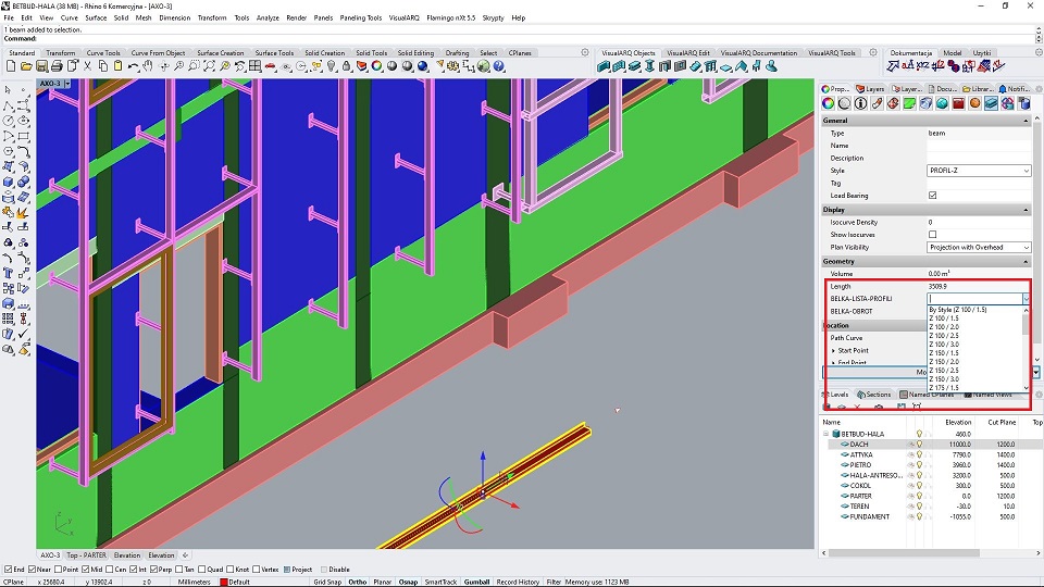 Value List with input for the GH Style - VisualARQ - McNeel Forum