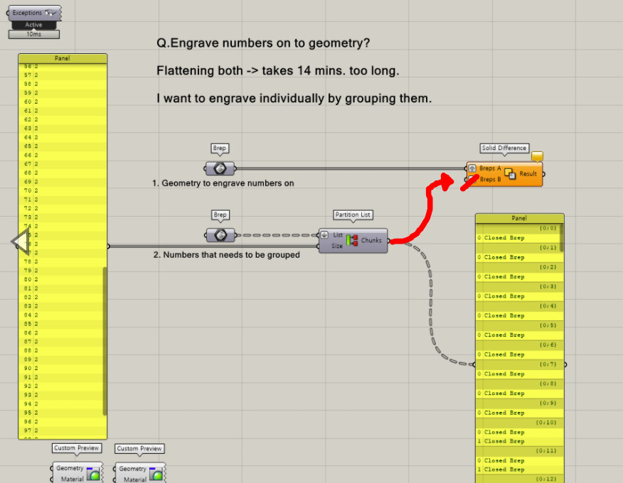 How to partition list for graft - Grasshopper - McNeel Forum