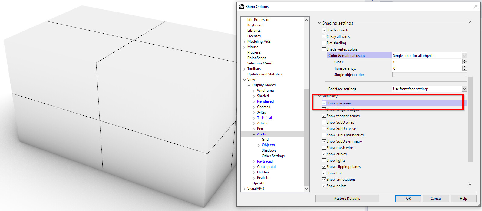 Removing Lines from Model ( Not Isocurves ) - Rhino - McNeel Forum