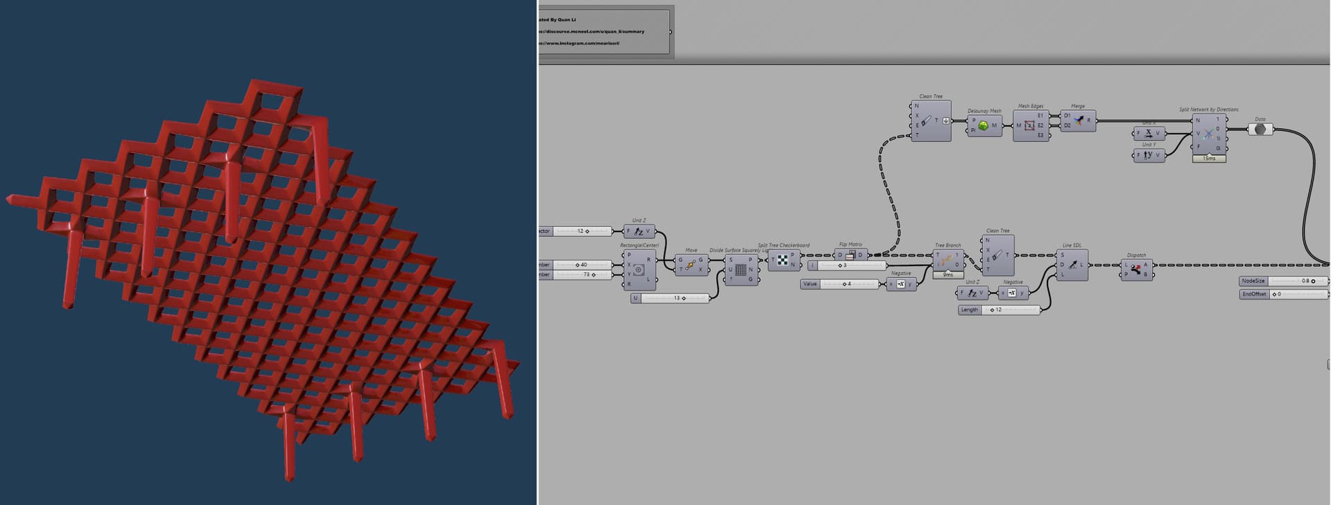 Creating grid touching points using lunchbox - Grasshopper - McNeel Forum