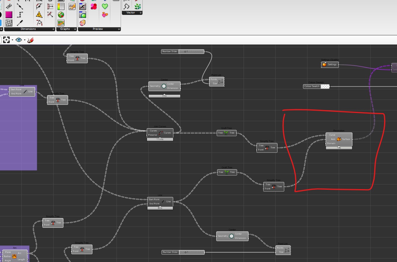 Data sequence issue: unable to revolve curves around an axis - Grasshopper - McNeel Forum