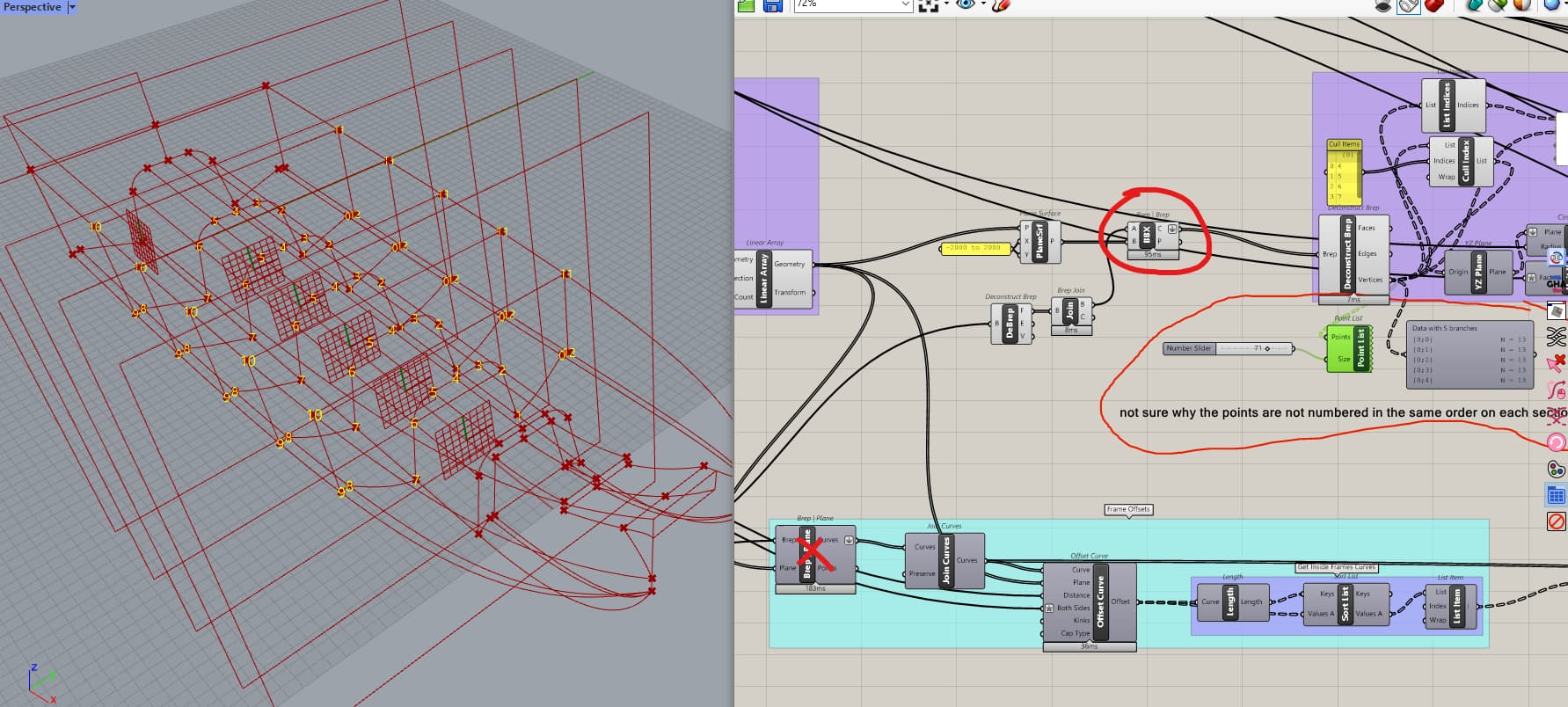 Points List Order Problem - Grasshopper - McNeel Forum