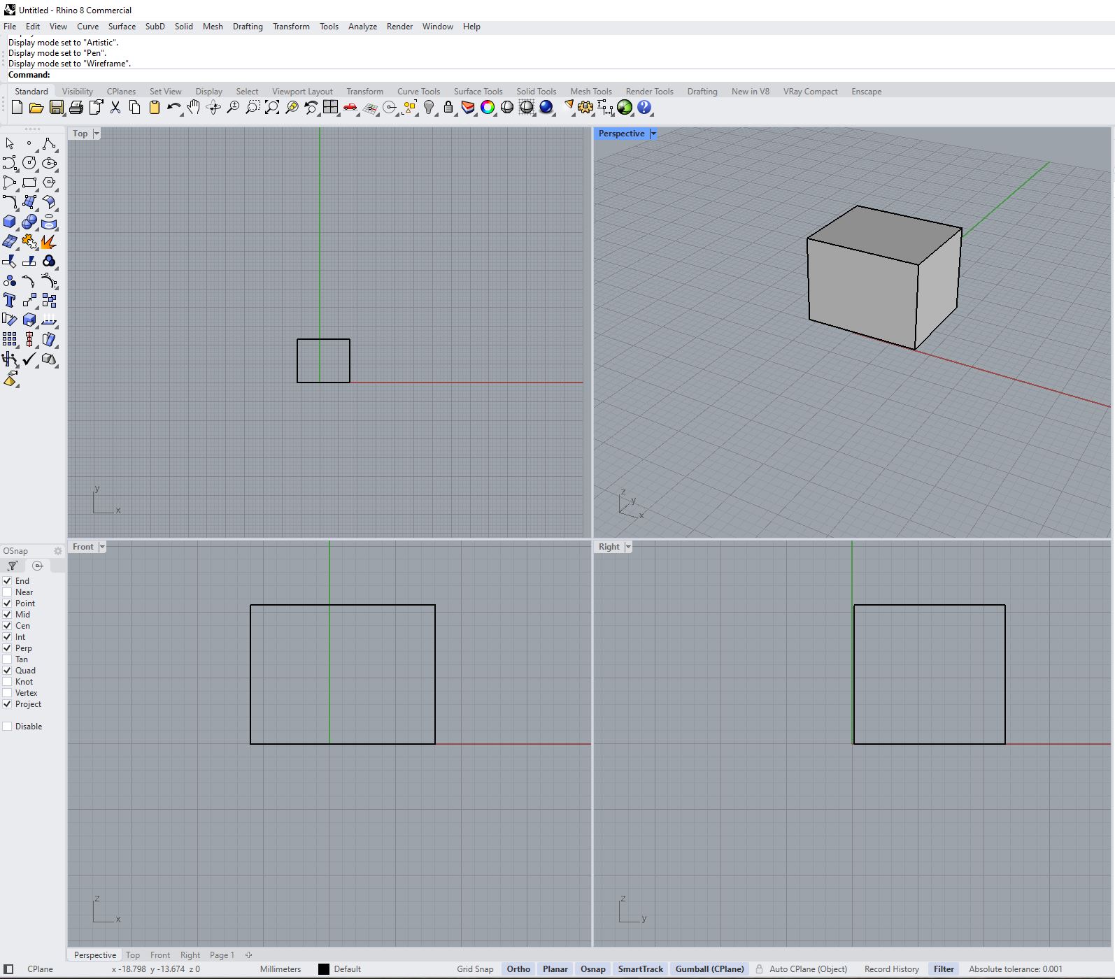 Nothing showing up in Detail View in Layout Mode - Rhino for Windows - McNeel Forum