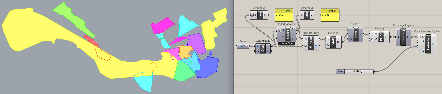 How To Rebuild Adjacent Polylines To Share Exact Edges And Points Grasshopper Mcneel Forum