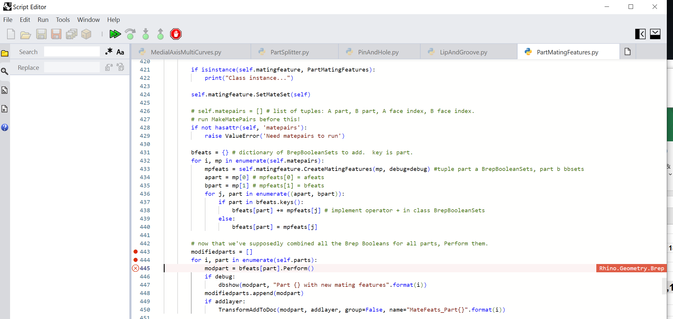 Rhino 8 Script Editor - half of the error message - Scripting - McNeel Forum