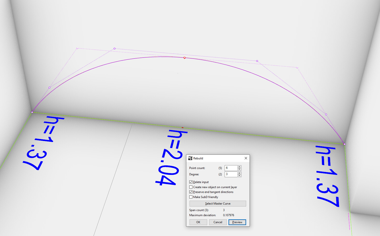 Rebuild Curve control points color - Serengeti (Rhino WIP) - McNeel Forum